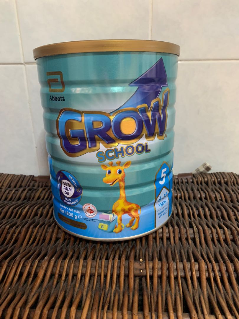 Abbott Grow Milk Powder Stage 5 (1.8kg), Babies & Kids, Nursing ...