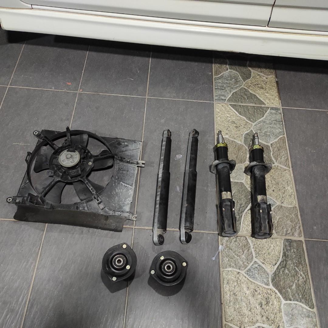 absorber mounting and fan motor myvi, Auto Accessories on Carousell