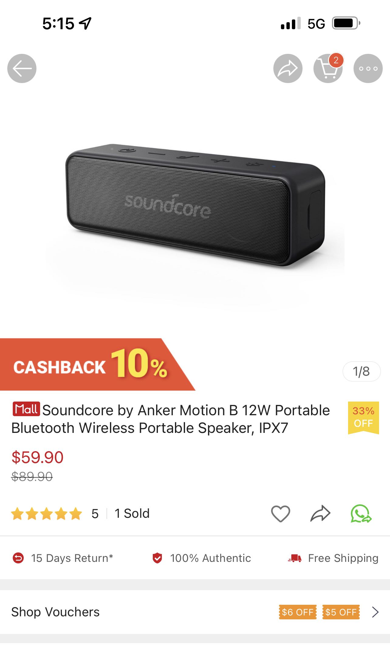 Anker Soundcore Motion B, Audio, Soundbars, Speakers & Amplifiers on ...