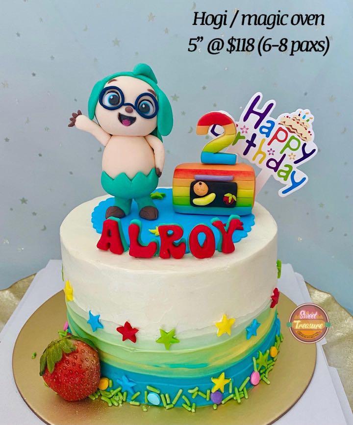 Baby shark / pinkfong / Hogi / magic oven buttercream or fondant cake ...