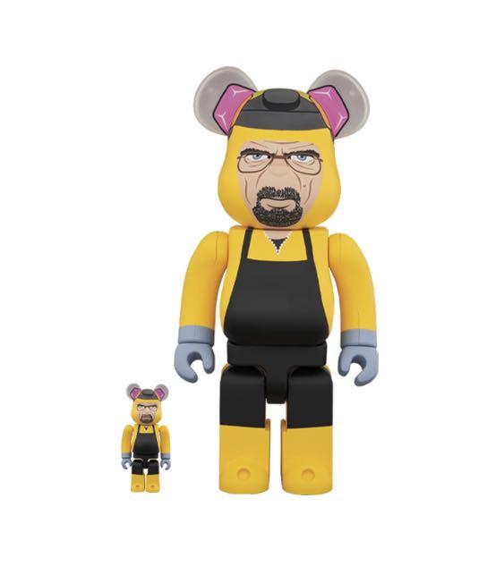 Breaking bad Walter white and pink bear Bearbrick. 400+100, Hobbies ...