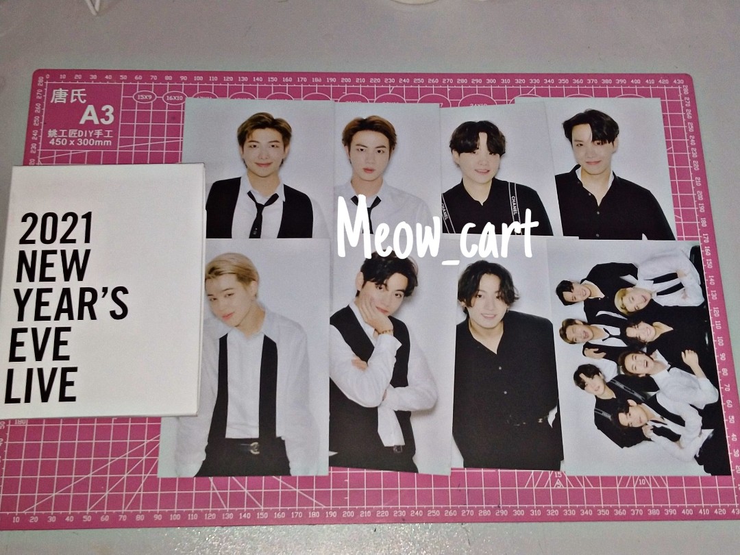BTS NYEL 2021 postcard set, Hobbies & Toys, Memorabilia & Collectibles ...