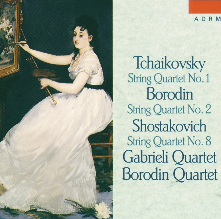 CD: "RUSSIAN QUARTETS" by ALEXANDER BORODIN, PETER TCHAIKOVSKY, & DMITRI SHOSTAKOVICH Performed ...