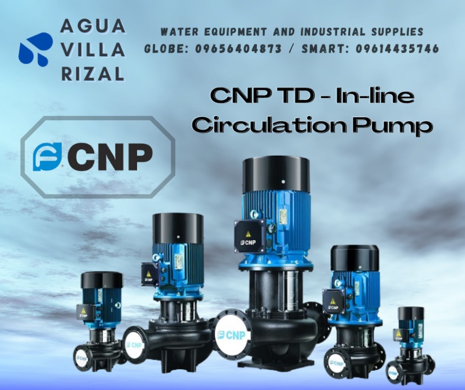 CNP TD - In-line Circulation Pump, Furniture & Home Living, Gardening ...