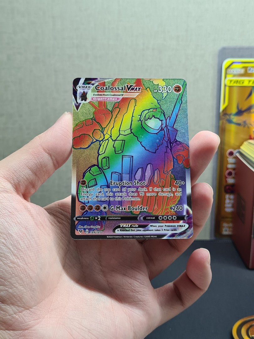 Coalossal VMax - Hyper Rare (Vivid Voltage), Hobbies & Toys, Toys ...