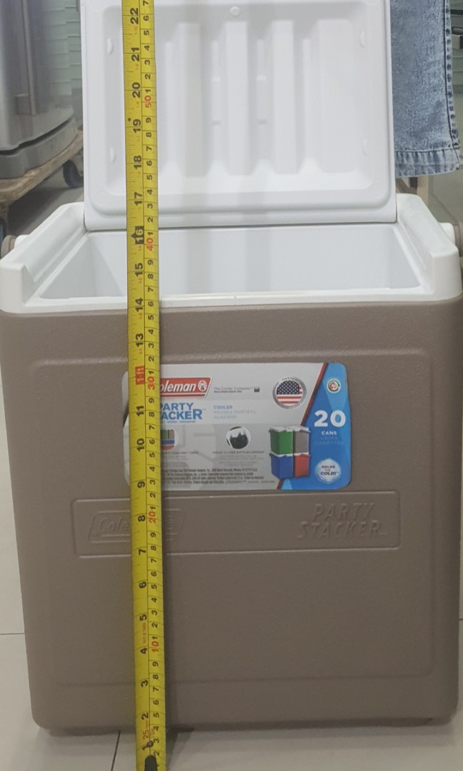 Coleman 20 Cans Party Stacker Cooler, Furniture & Home Living, Home ...