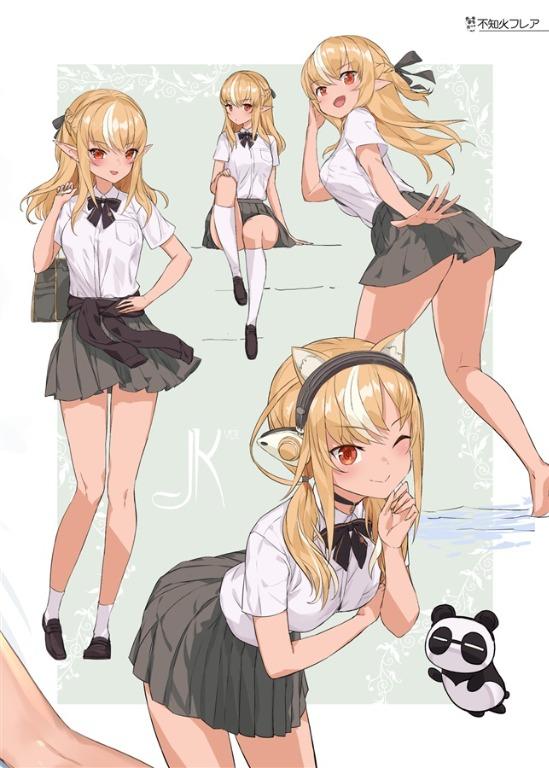 「預訂」Comiket C99 hololive 同人誌/畫集 Hololive JK Party (クルー), 興趣及遊戲, 書本 & 文具, 雜誌及其他 - Carousell