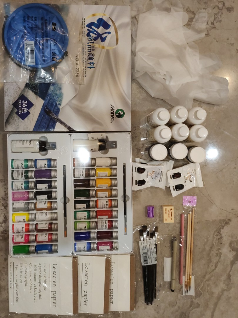 Complete fabric dye set, Hobbies & Toys, Stationery & Craft, Art ...