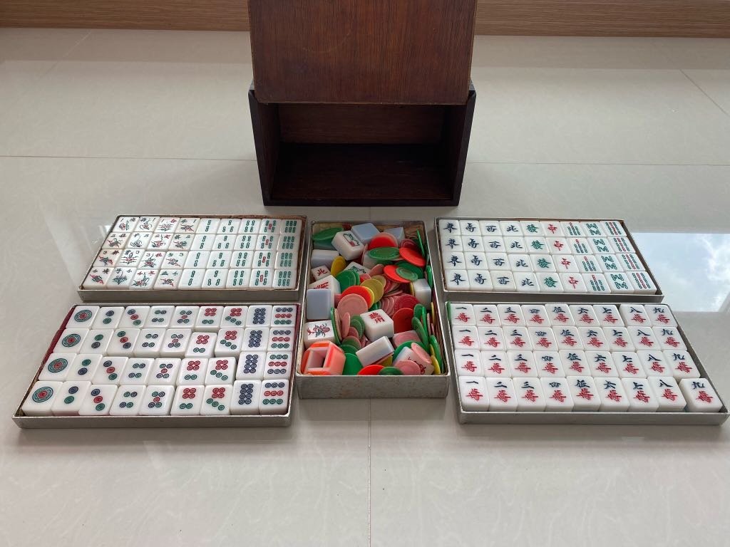 Complete Mahjong Set, Hobbies & Toys, Toys & Games on Carousell