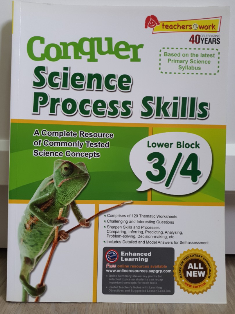 Conquer Science Process Skills P3/4, Hobbies & Toys, Books & Magazines ...