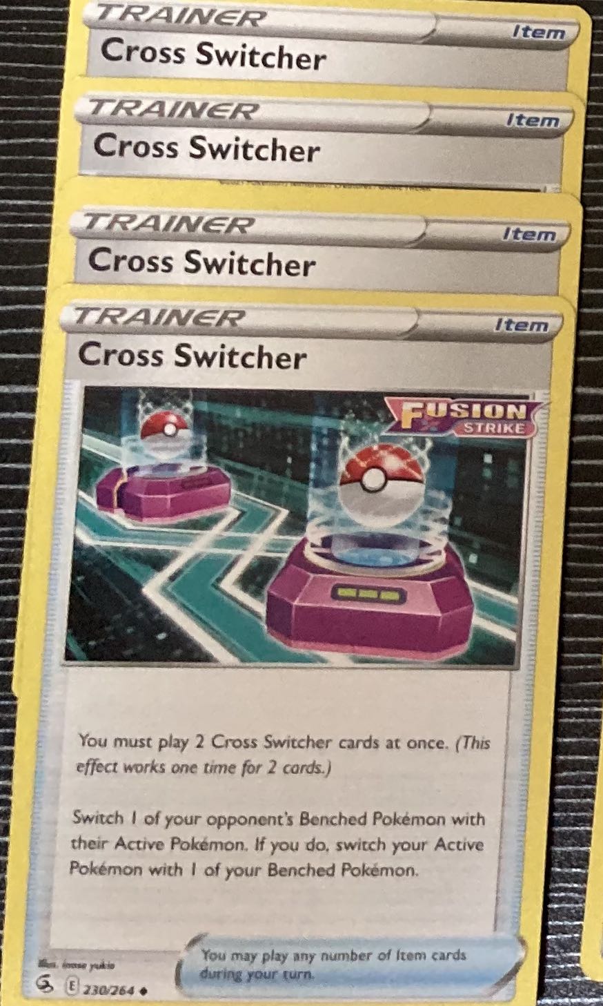 Cross switcher - fusion strike playables - pokemon tcg / cheap, Hobbies ...