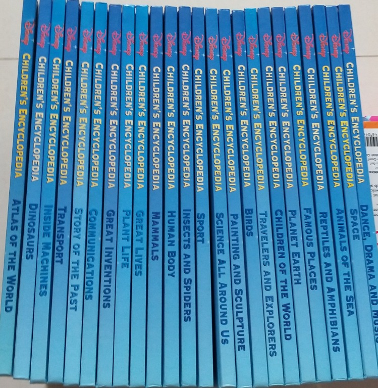 Disney Childrens' Encyclopedia - full set, Hobbies & Toys, Books ...