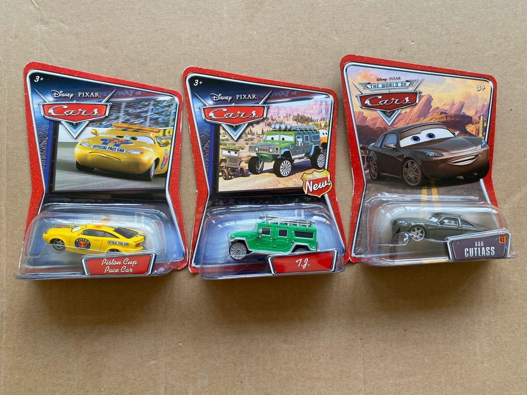 Disney Pixar Cars Diecast Toy Car Piston Cup Pace Car Yellow T.J. TJ ...