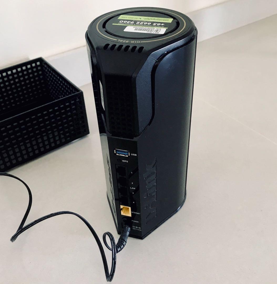 D-Link DIR-868L Wireless AC1750 Dual-Band Router, Computers & Tech ...