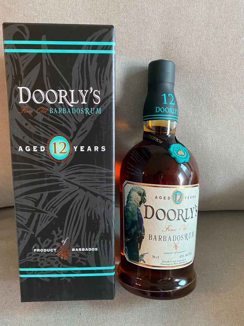 Doorly's 12 Year Old Rum, 嘢食 & 嘢飲, 酒精飲料 - Carousell