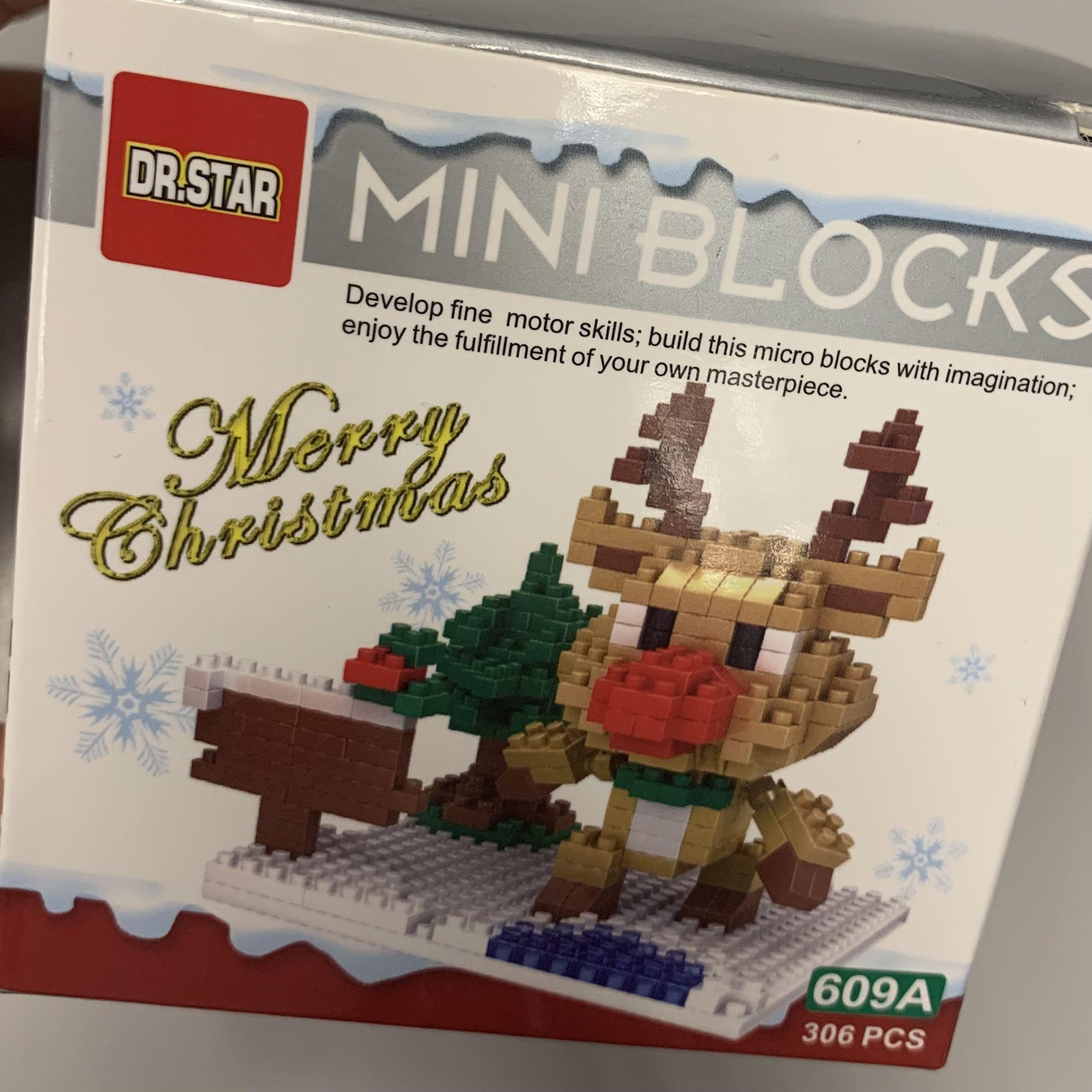 (全新）Dr. Star Mini Blocks 聖誕節系列 聖誕鹿, 興趣及遊戲, 玩具 & 遊戲類 - Carousell