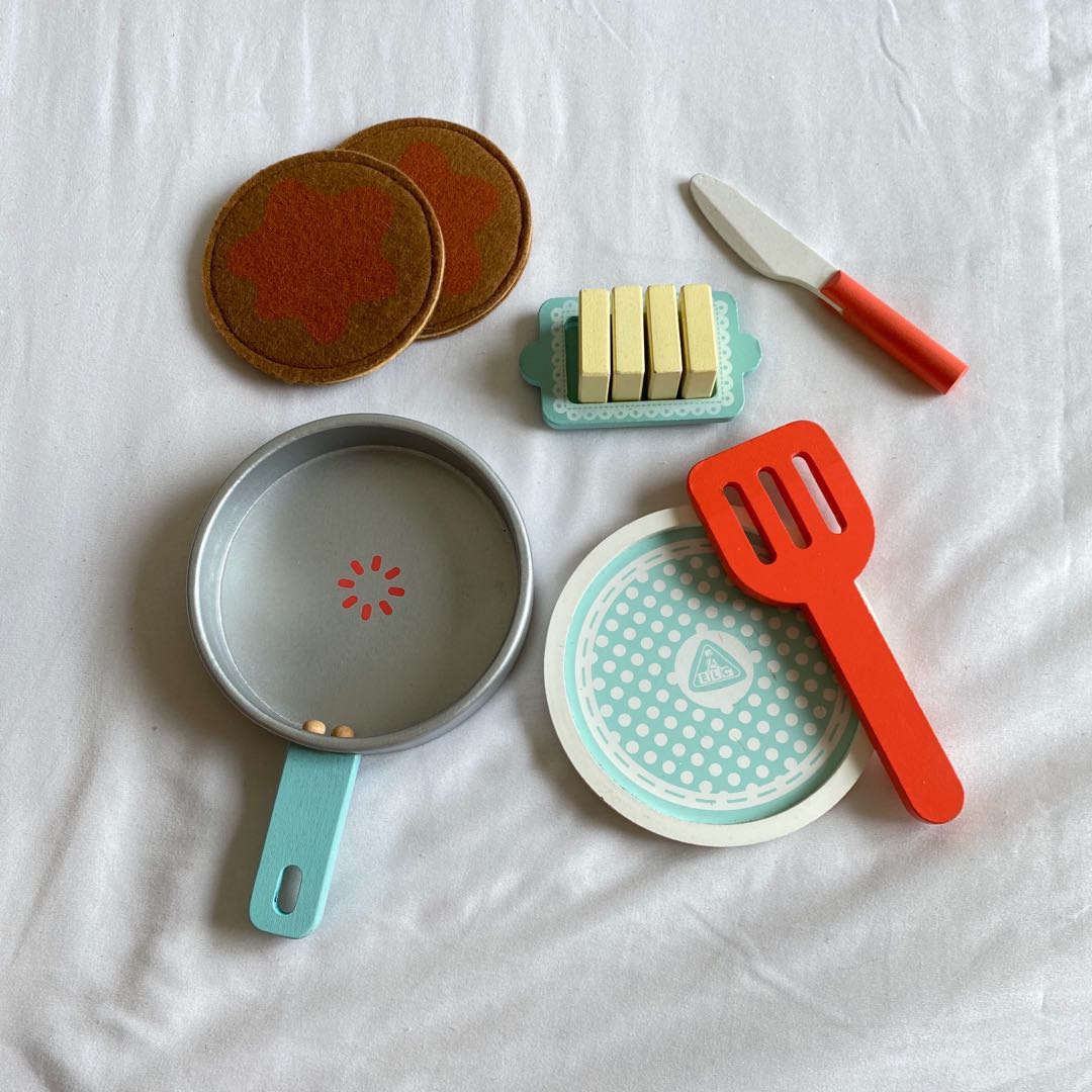 ELC Wooden Breakfast Set, Hobbies & Toys, Toys & Games on Carousell