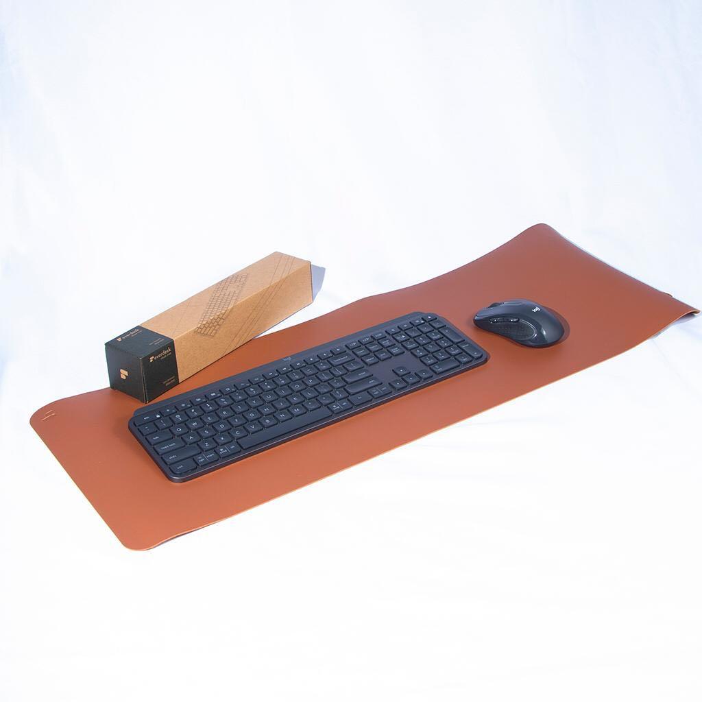 Everdesk premium leather desk mat / mouse pad (new), Computers & Tech ...