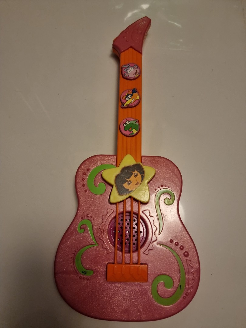 Fisher-Price Dora the Explorer Tunes Guitar toy, Babies & Kids, Infant ...