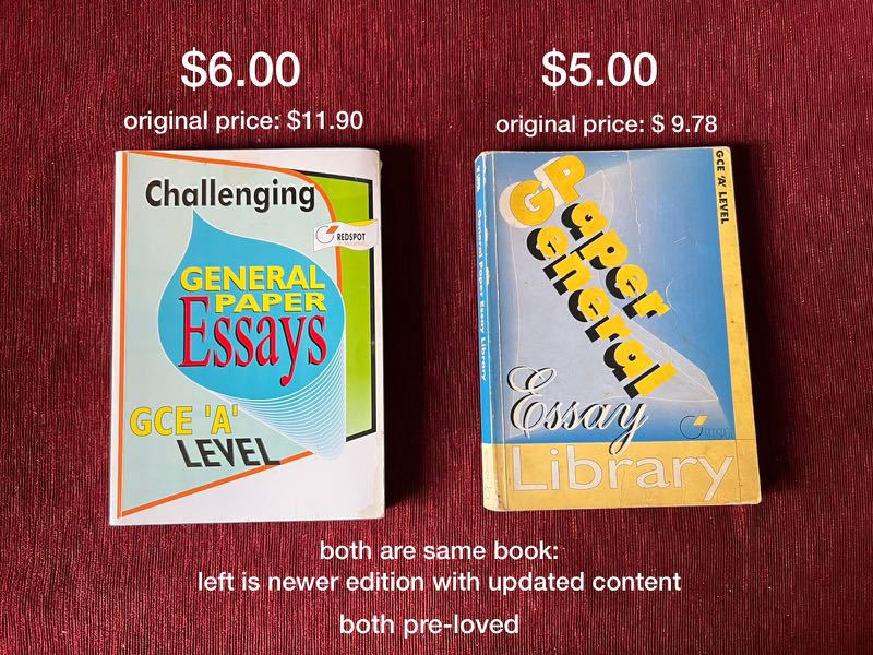 General Paper A Level essay books, Hobbies & Toys, Books & Magazines on ...