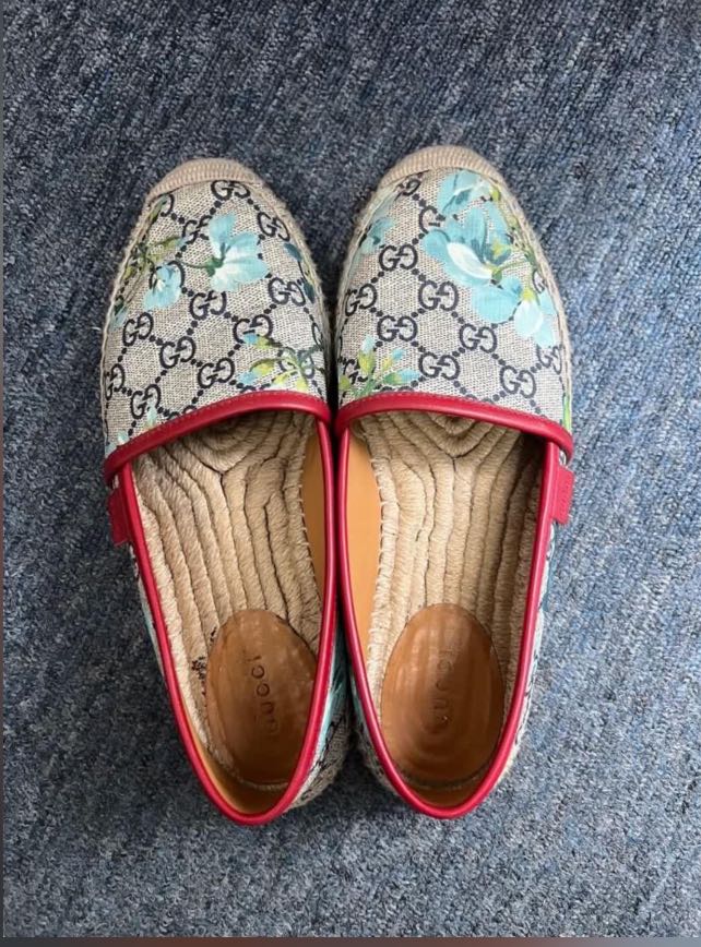 Gucci Flora Print Shoes, Women's Fashion, Footwear, Sneakers on Carousell