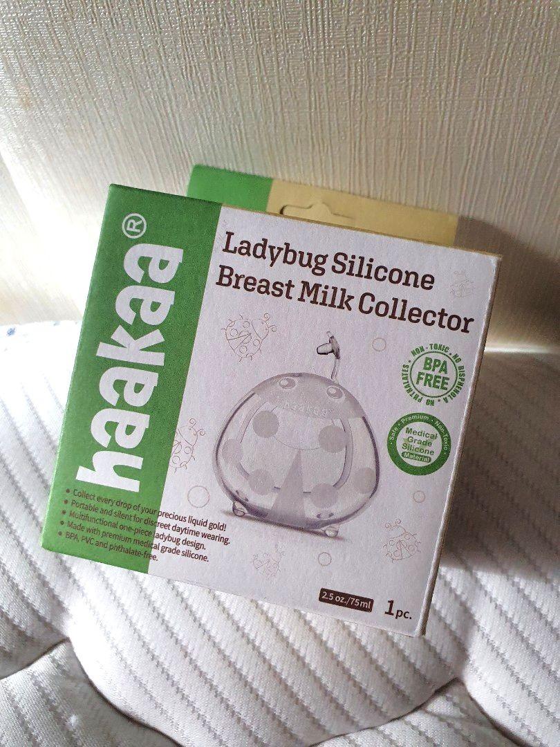 Haakaa ladybug silicone milk collector, Babies & Kids, Nursing ...