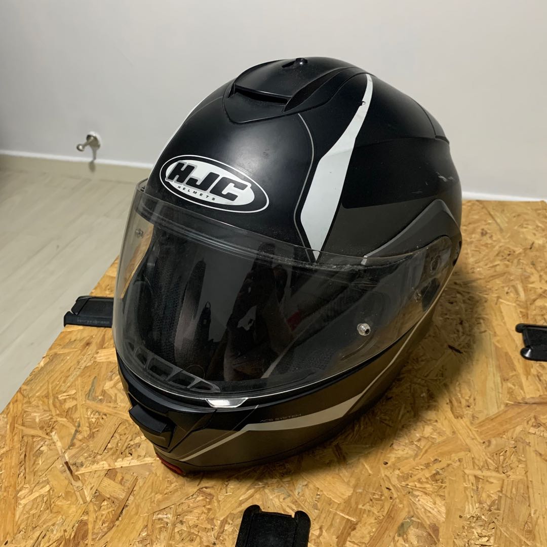 HJC Helmet Full Face (M) - Modular (Negotiable), Motorcycles ...