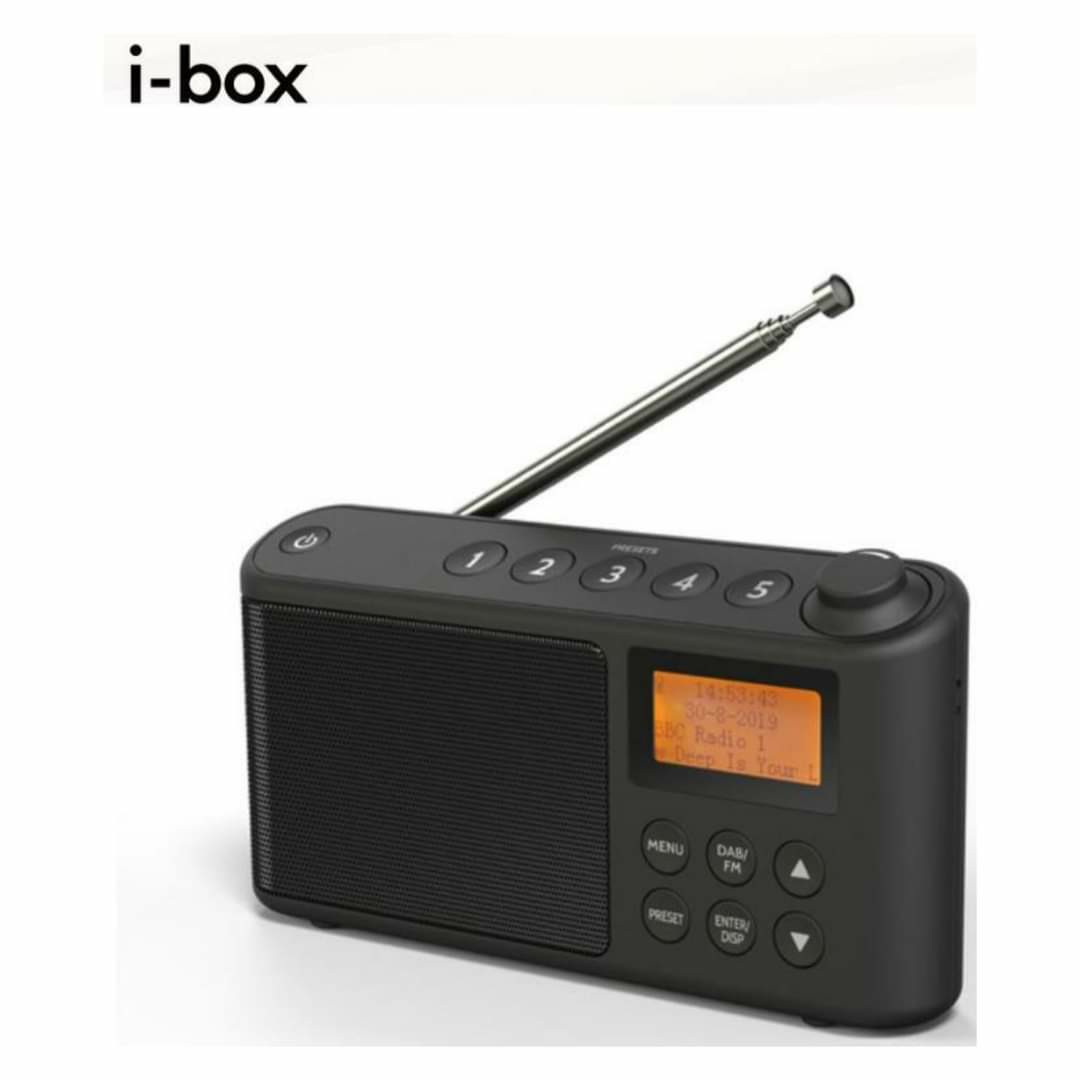 iBox Spectrum Premium Radio with DAB, DAB+ & FM Digital, Black, Audio ...