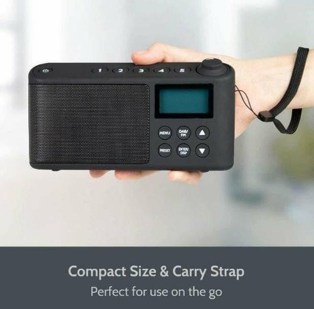 iBox Spectrum Premium Radio with DAB, DAB+ & FM Digital, Black, Audio ...