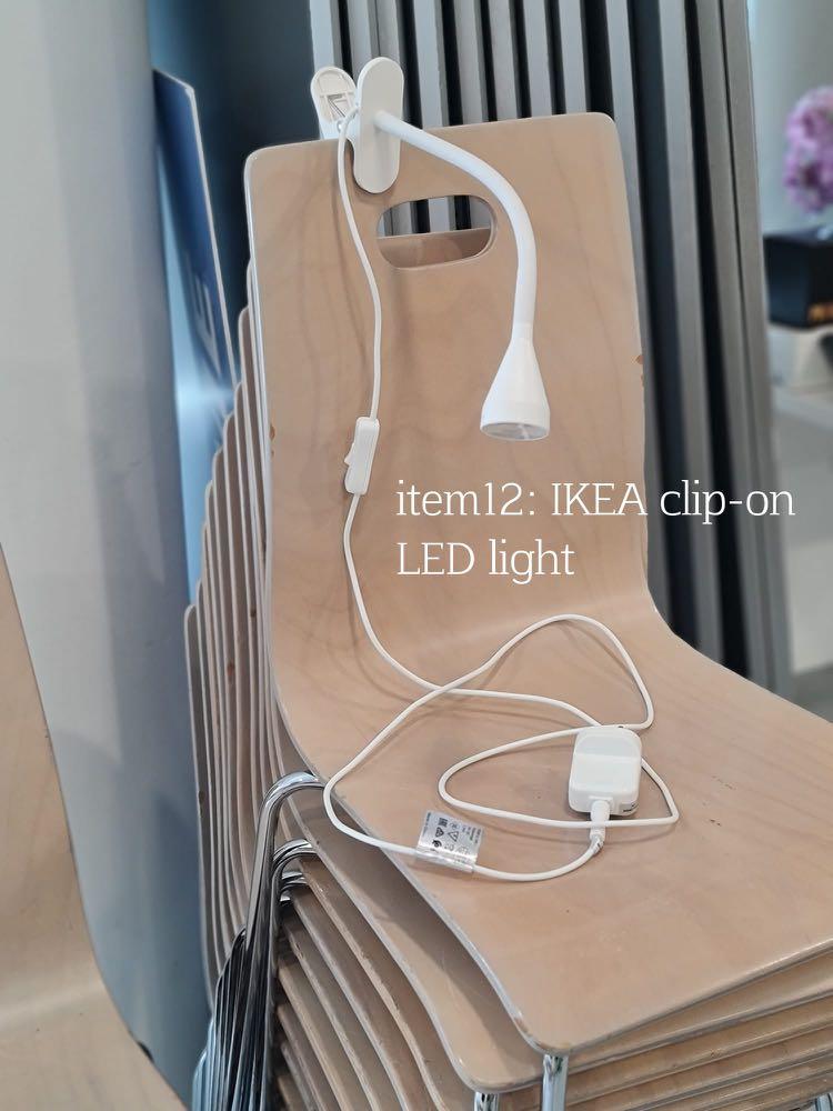 IKEA Standing Lamp, Clip-on LED Light, Furniture & Home Living ...