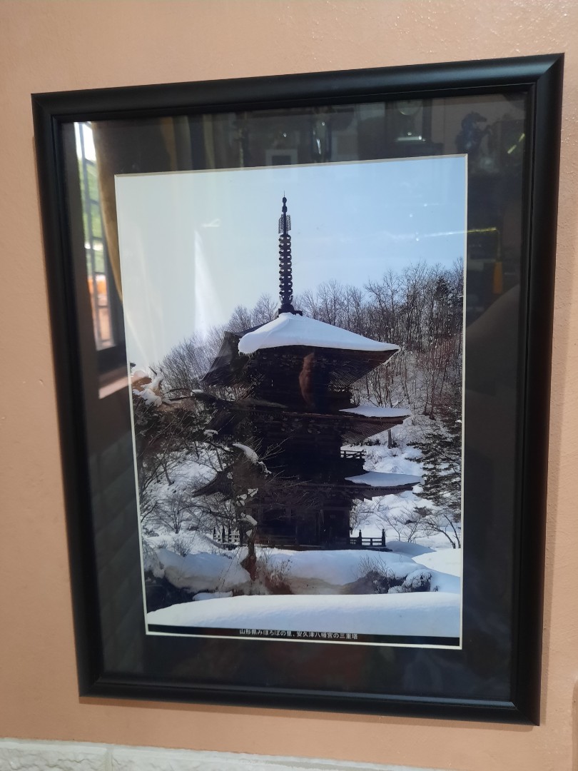 Japanese temple frame, Hobbies & Toys, Stationary & Craft, Art & Prints ...
