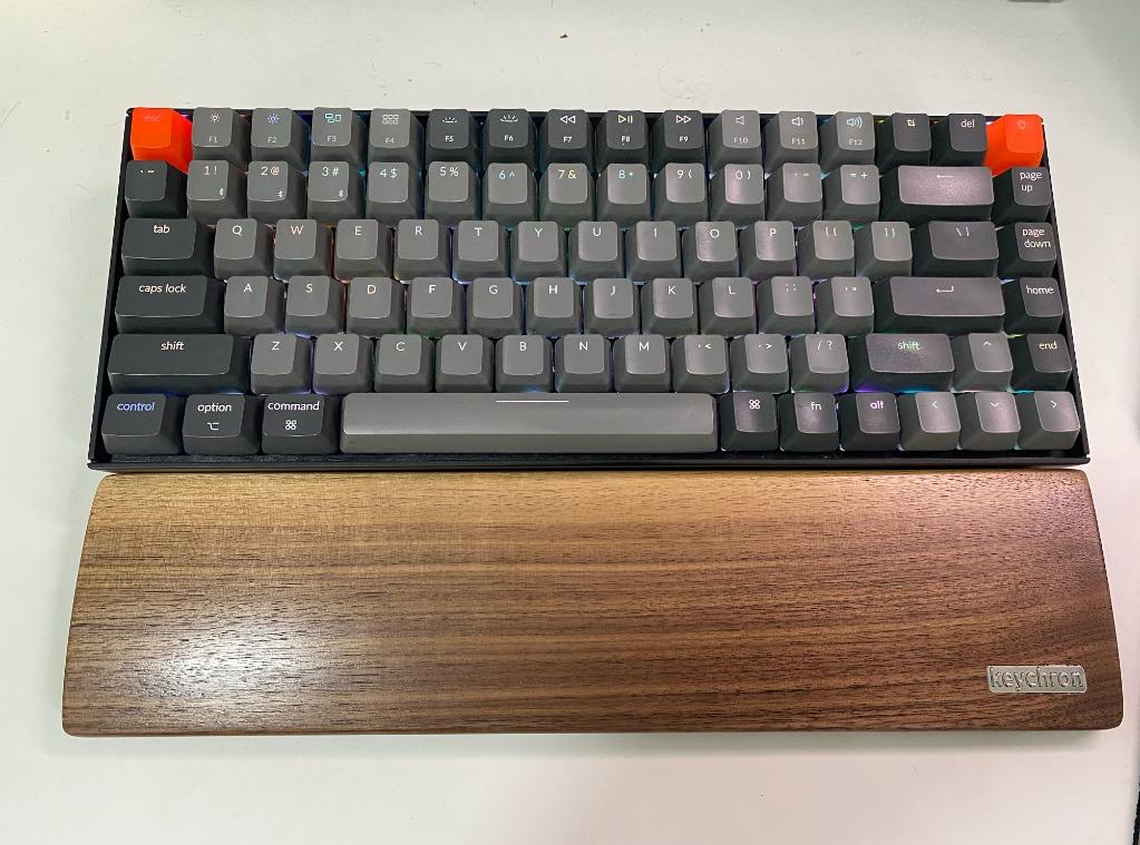 Keychron K2 V1 (Blue Switch) with Palm Rest, Computers & Tech, Parts ...