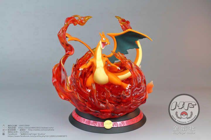 King Finger Studio Charizard Pokemon Resin Statue GK TCG vmax v gx ex ...