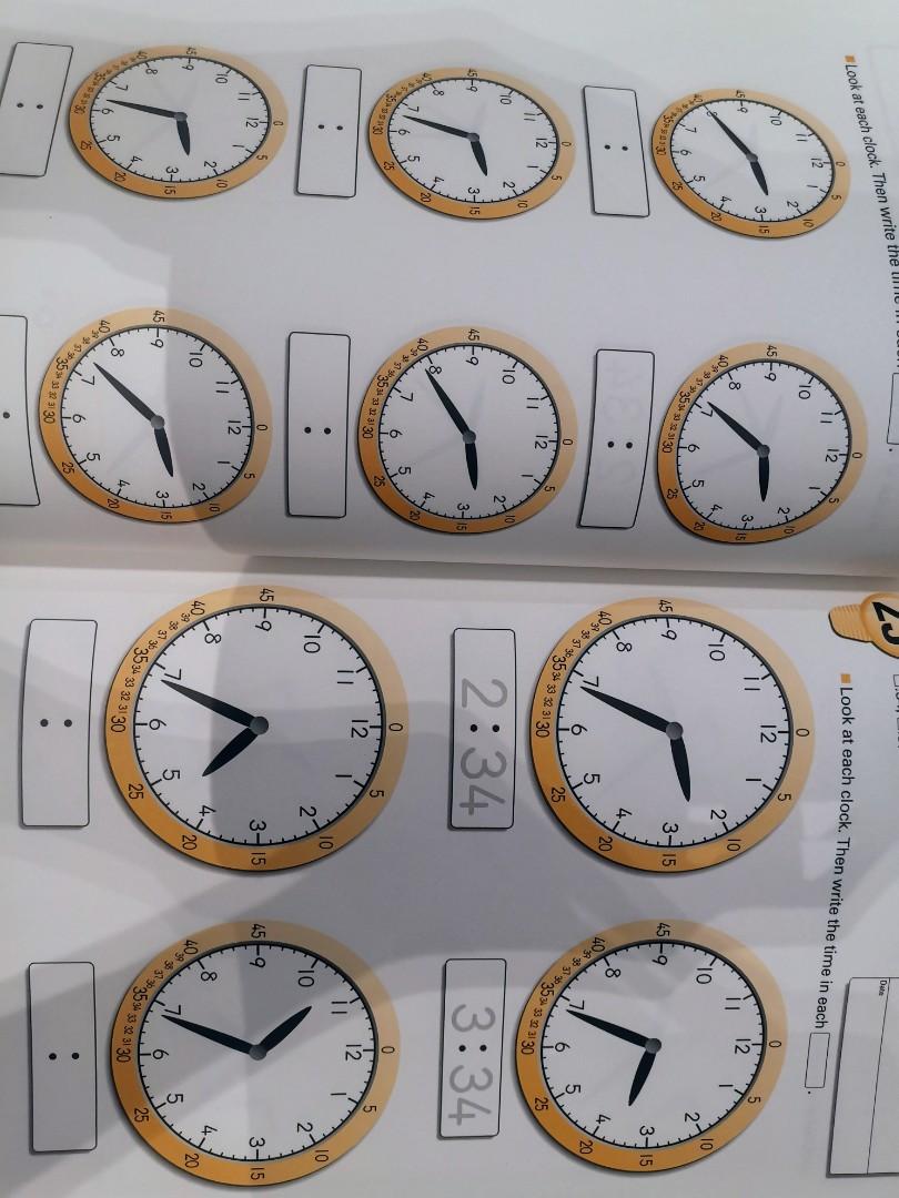 KUMON TELLING TIME, Hobbies & Toys, Books & Magazines, Assessment Books ...