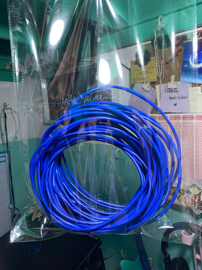 Lan cable 20meters, Computers & Tech, Parts & Accessories, Cables ...