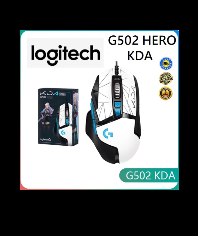LOGITECH G502 Hero KDA High Performance Gaming Mouse, Computers & Tech ...