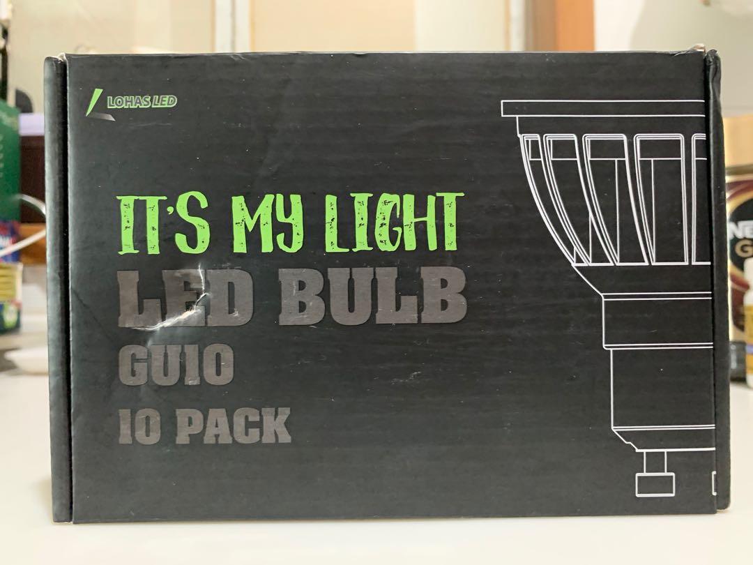 LOHAS LED GU10 Bulb (10 Pack) 6000K Day White, Furniture & Home Living ...