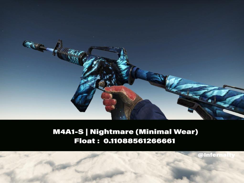 M4A1-S Nightmare MW CSGO SKINS KNIVES, Video Gaming, Gaming Accessories ...