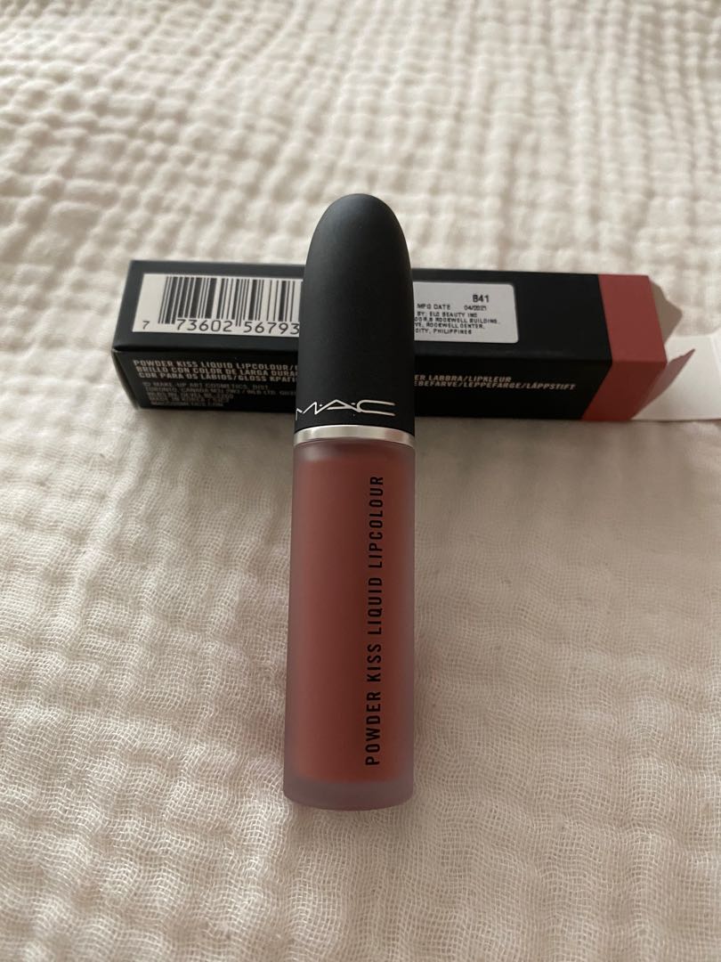 MAC Powder Kiss Liquid Lipcolor DATE-MAKER, Beauty & Personal Care ...
