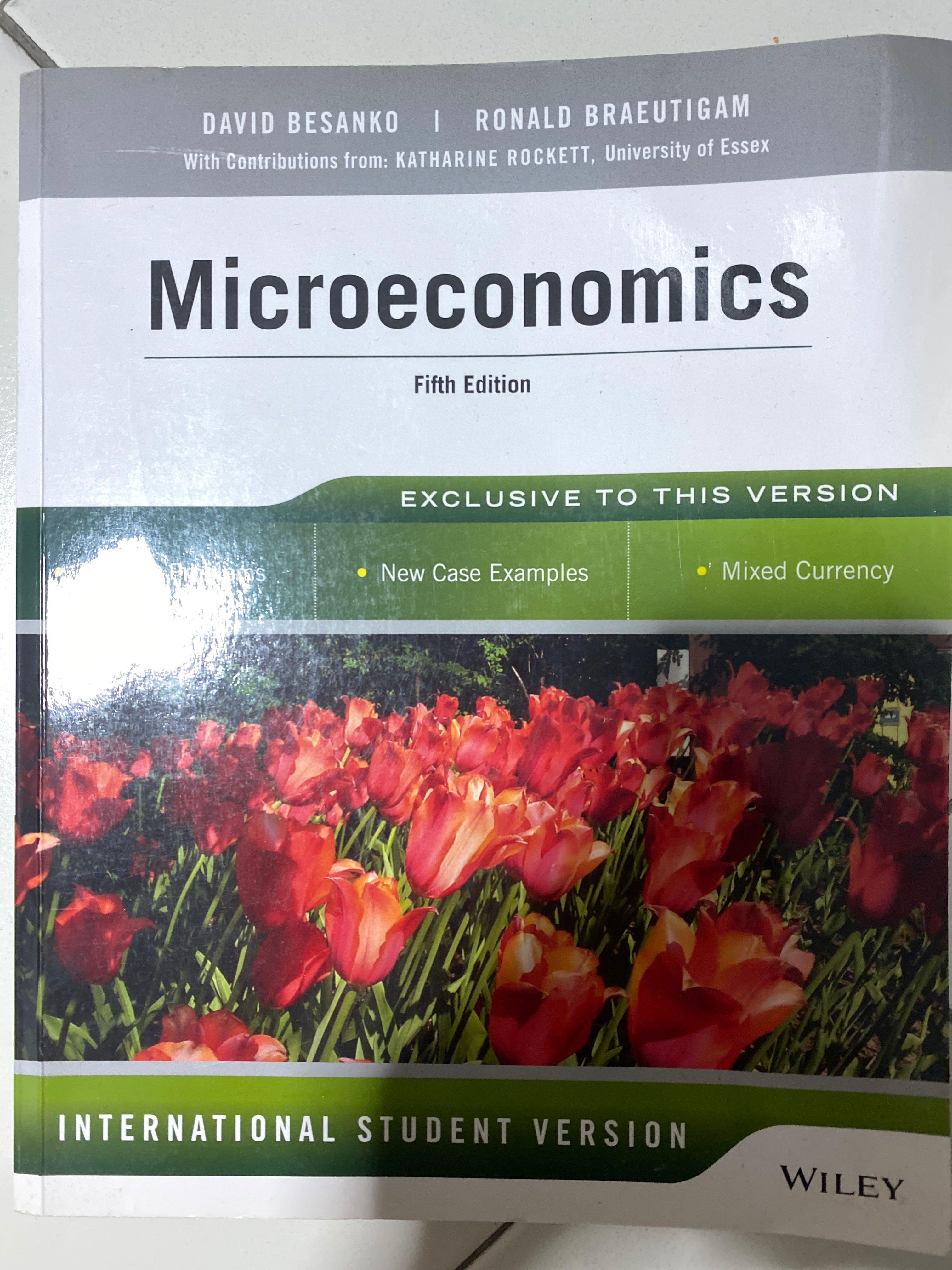 Microeconomics - David Besanko, Ronald B, Hobbies & Toys, Books ...