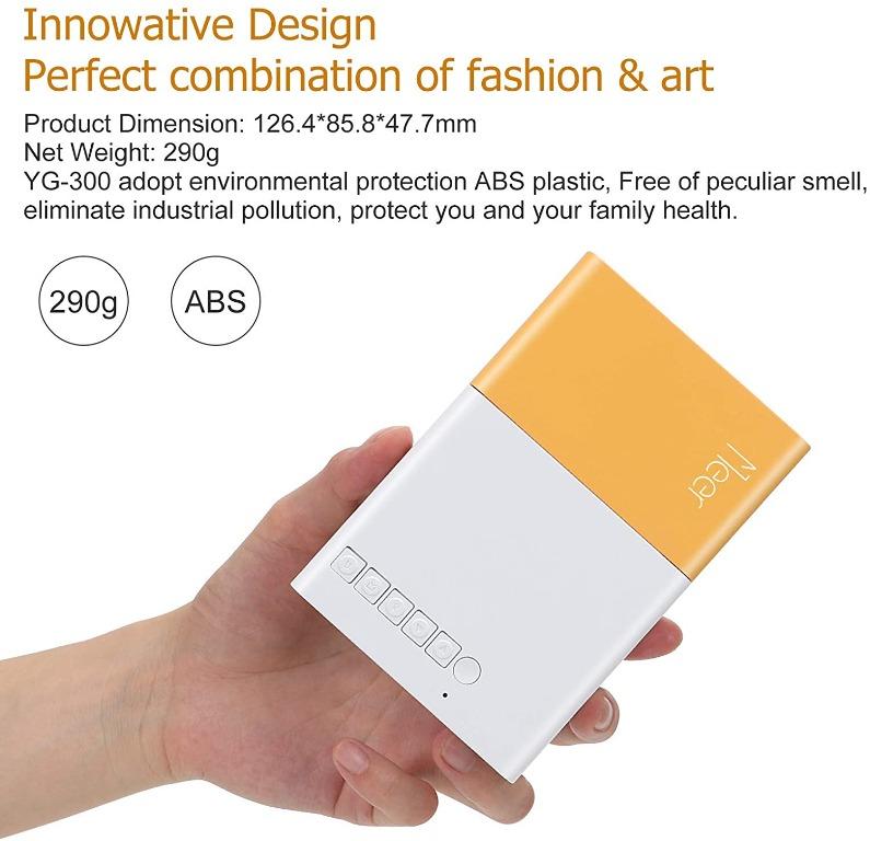 Mini Projector Meer Portable Pico Full Color Led Lcd Video Projector