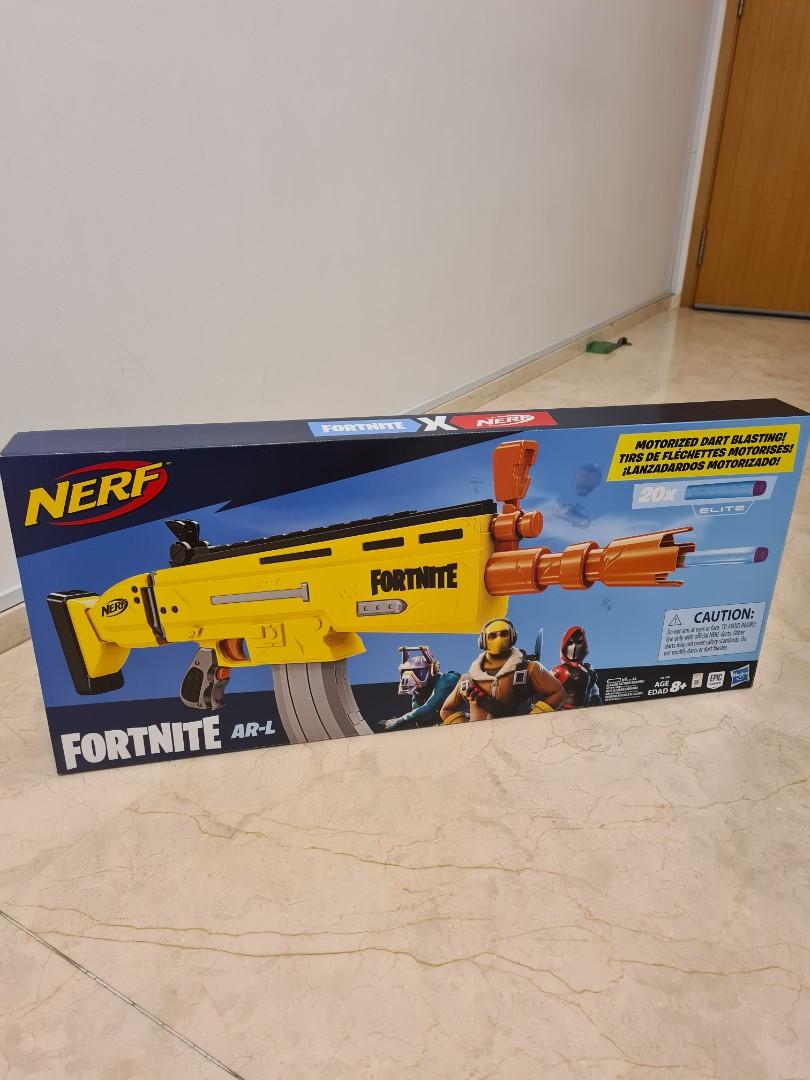 Nerf Fortnite AR-L Elite Dart Blaster motorised, Hobbies & Toys, Toys ...