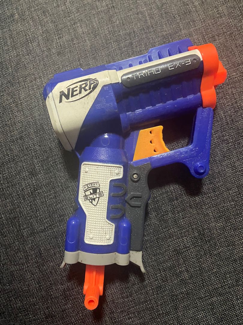 Nerf Triad EX-3, Hobbies & Toys, Toys & Games on Carousell