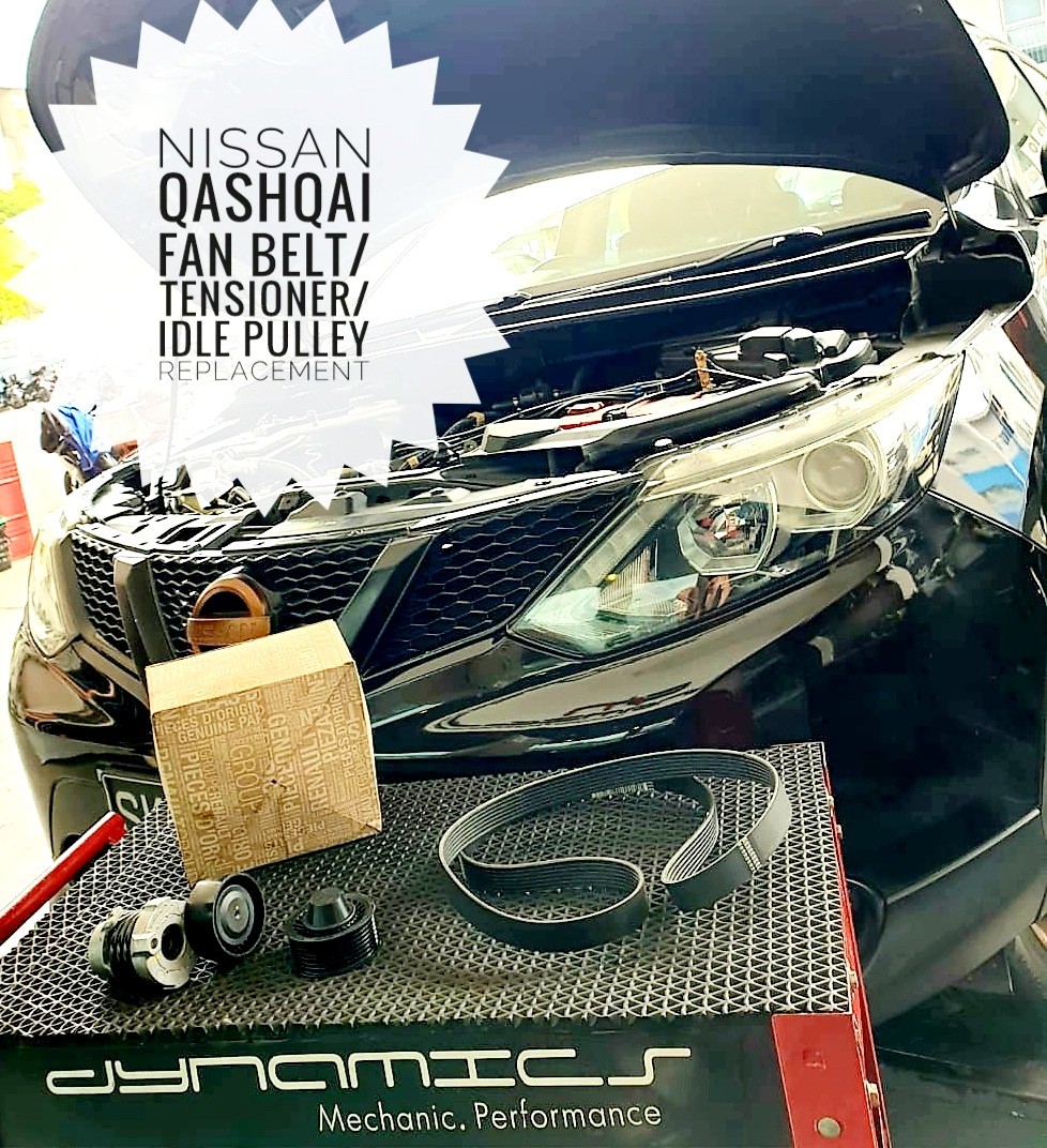 Nissan QashQai J11/XTrail/Note/Renault Kadjar: Fan belt/Tensioner/Idle ...