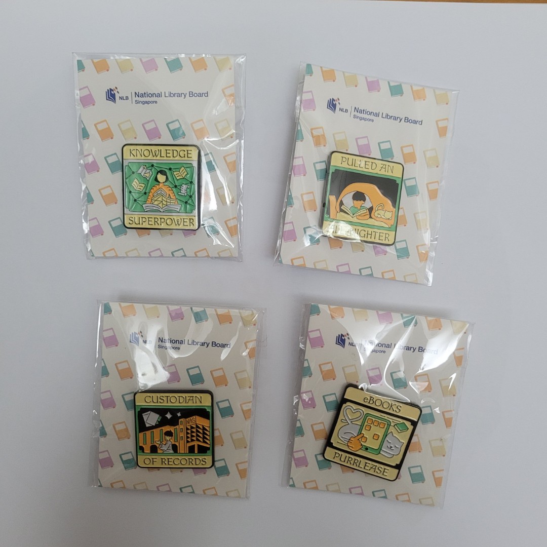 NLB Enamel Pins (weeks 3 to 6), Hobbies & Toys, Stationery & Craft ...