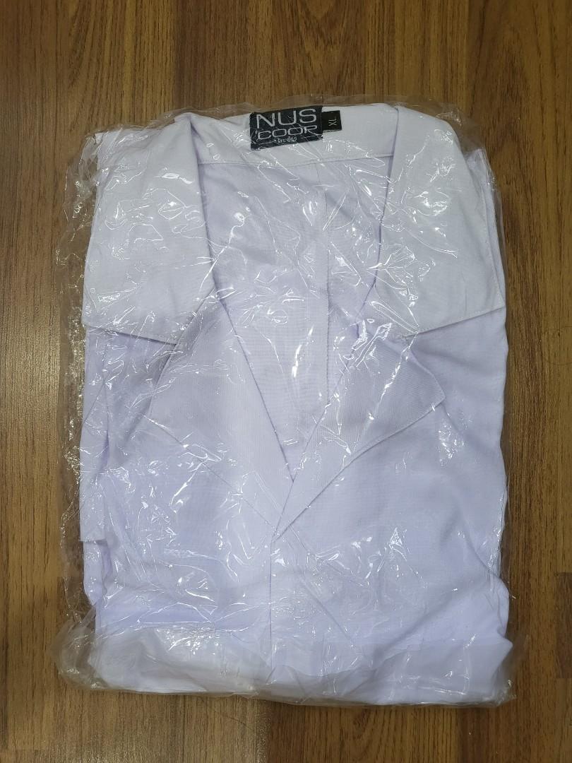 NUS Science Velcro Lab Coat, Men's Fashion, Coats, Jackets and ...