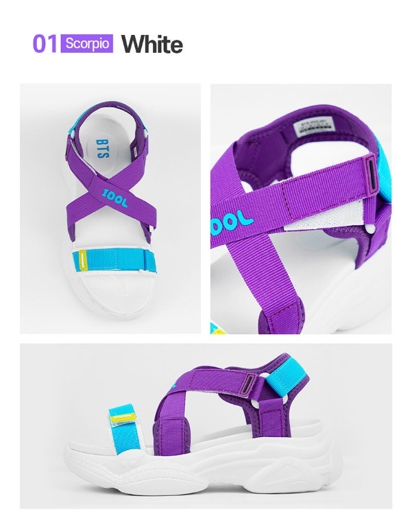 Official BTS Idol Series (Scorpio), Women's Fashion, Footwear, Sandals ...