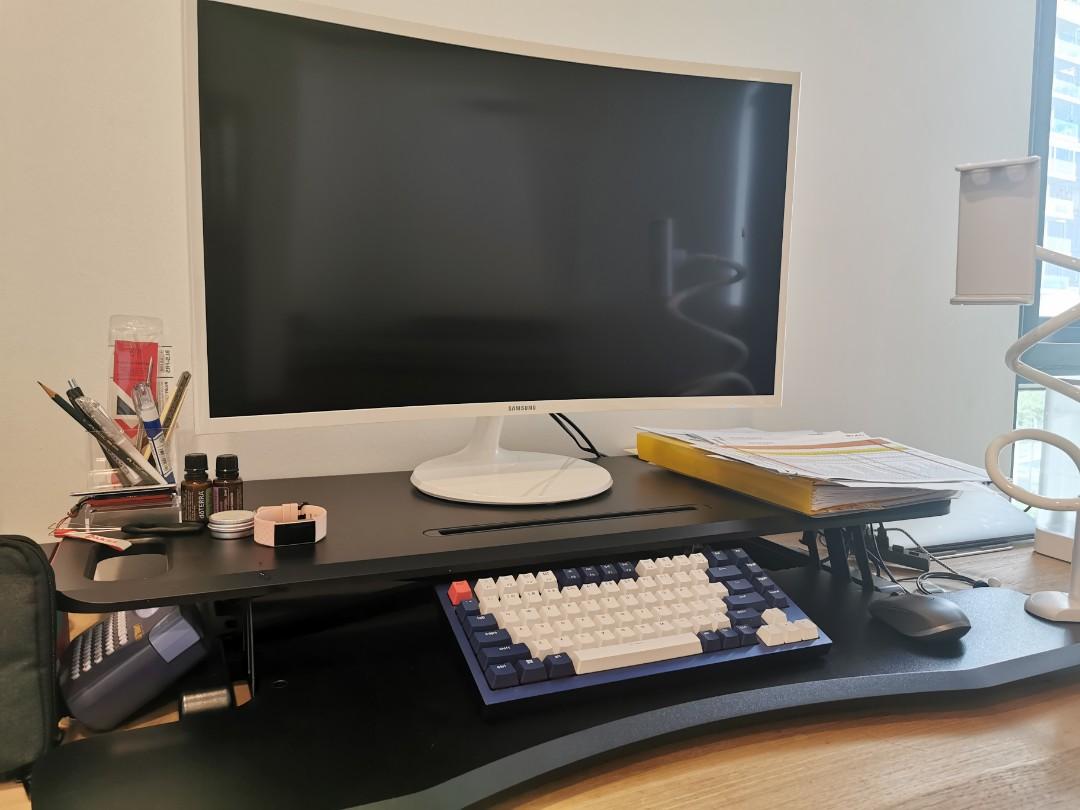 Omnidesk switch & Mat, Furniture & Home Living, Furniture, Tables ...