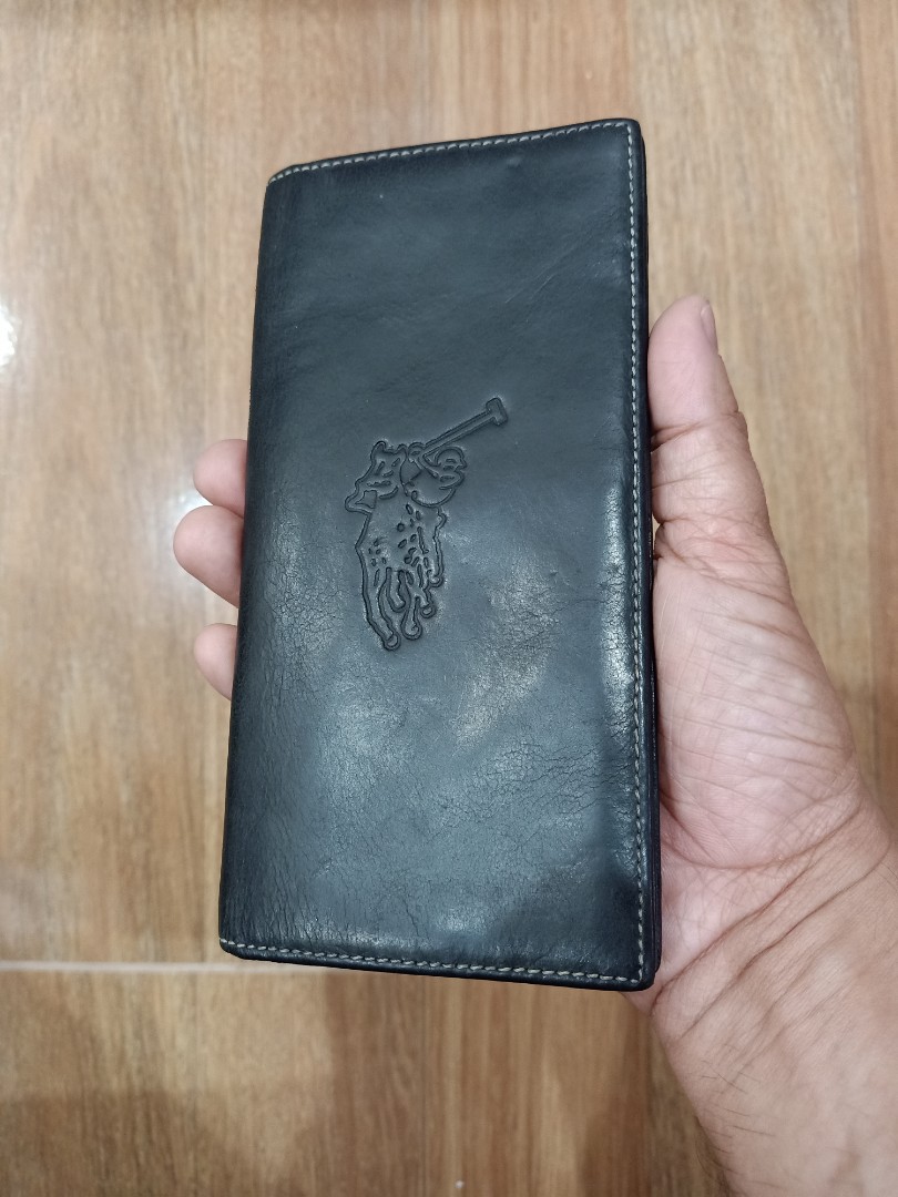 Original polo sport leather long wallet for men, Men's Fashion, Watches ...
