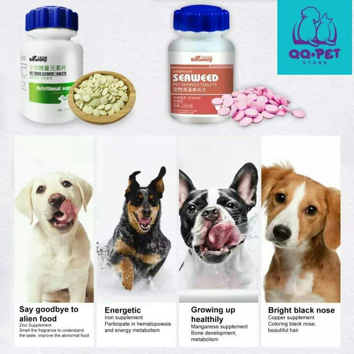 Borammy Pet Nutritional Supplement Trace Mineral Probiotics Seaweed ...